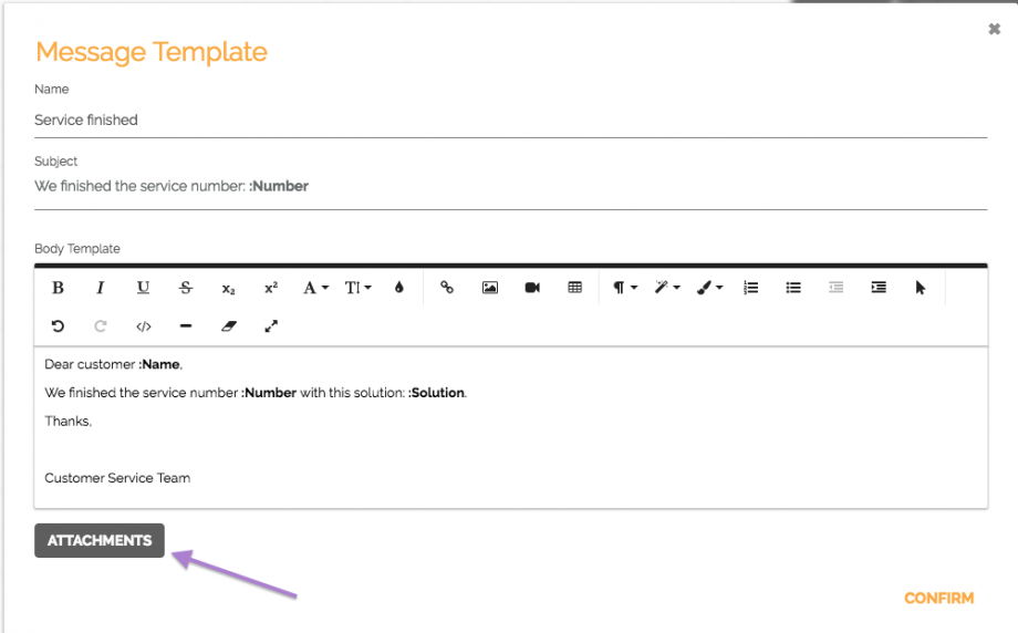 Création de modèles d'e-mail