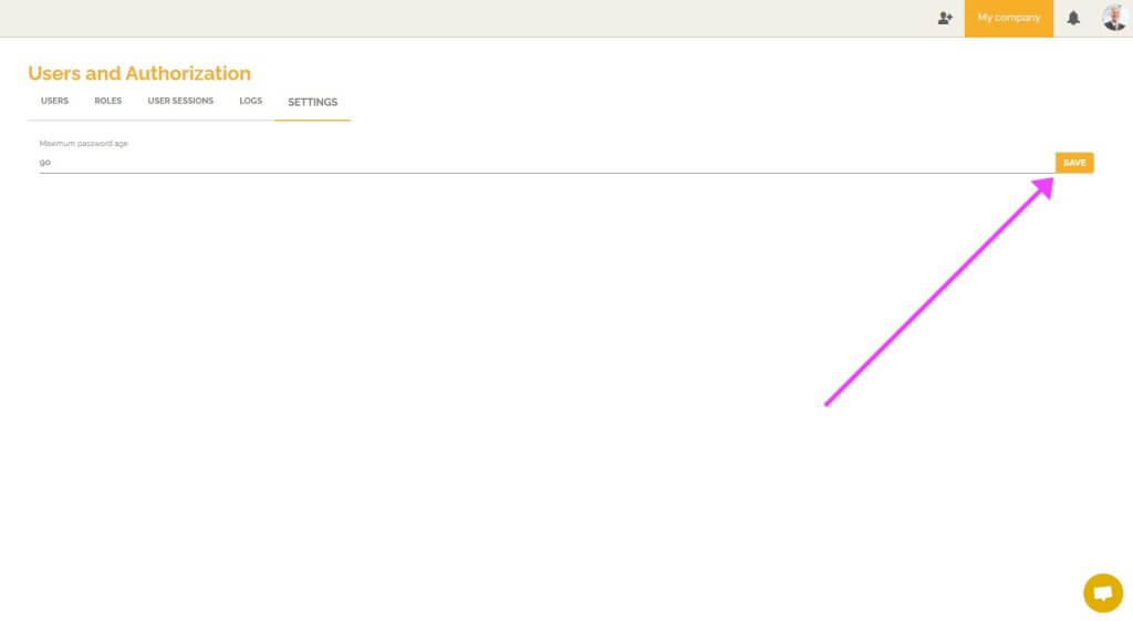 Forcer la réinitialisation du mot de passe