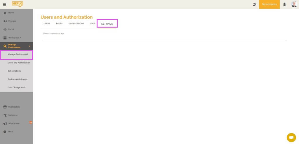 Forcer la réinitialisation du mot de passe