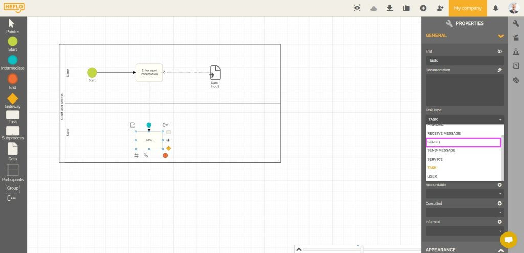 Use um processo BPMN 2.0 para criar e atualizar seus usuários e ...