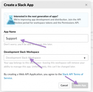 How to create a Slash Command to start processes