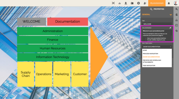 Process landscape - show documentation - edit