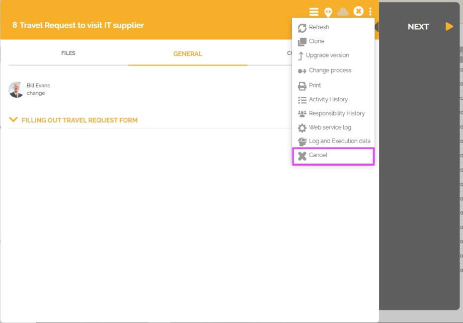 Configure process authorization