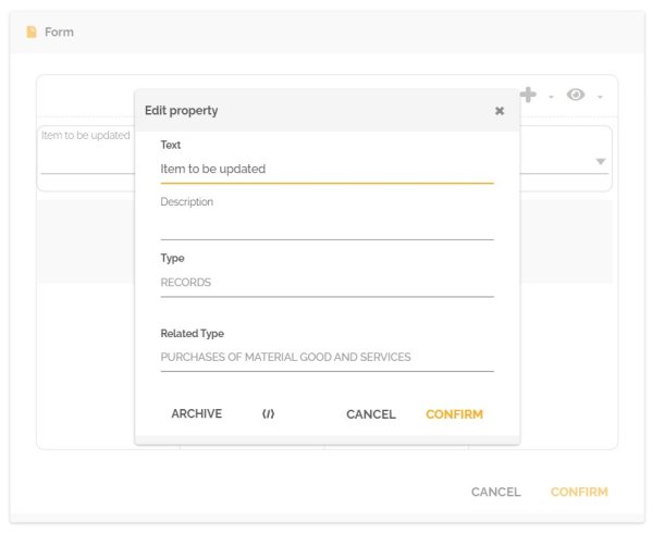 Update a record by running a process