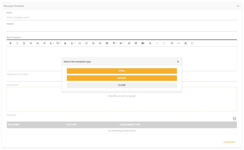 Creating email templates and attachments