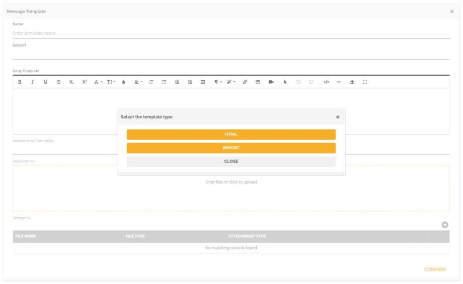 Creating email templates and attachments