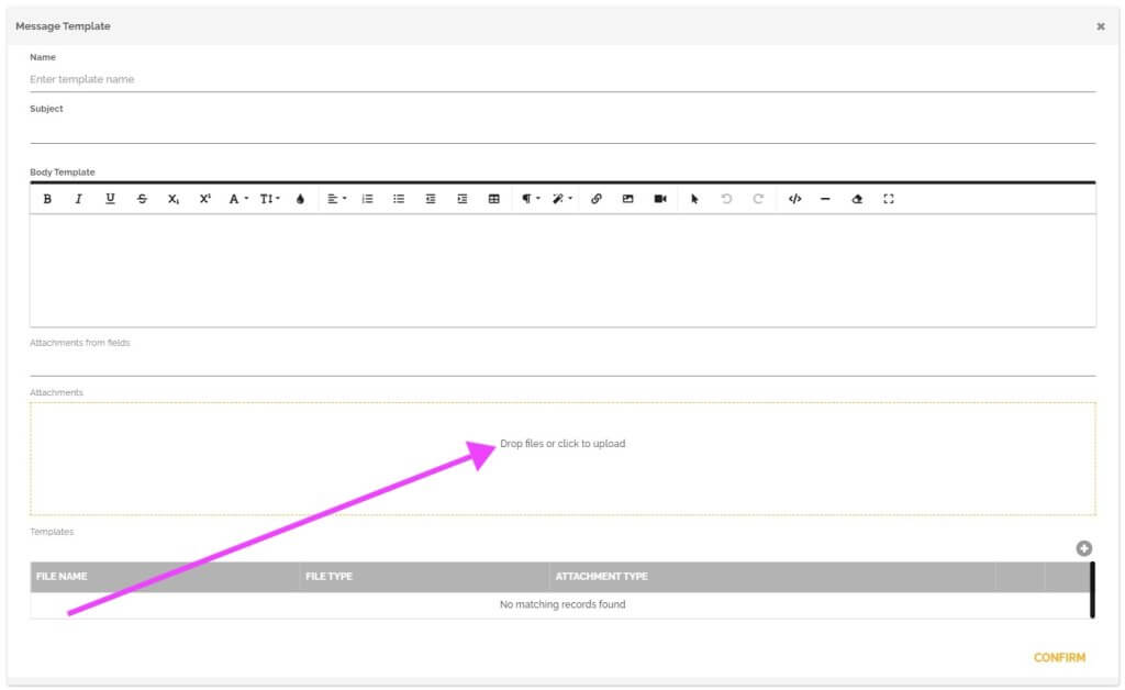 Creating email templates and attachments