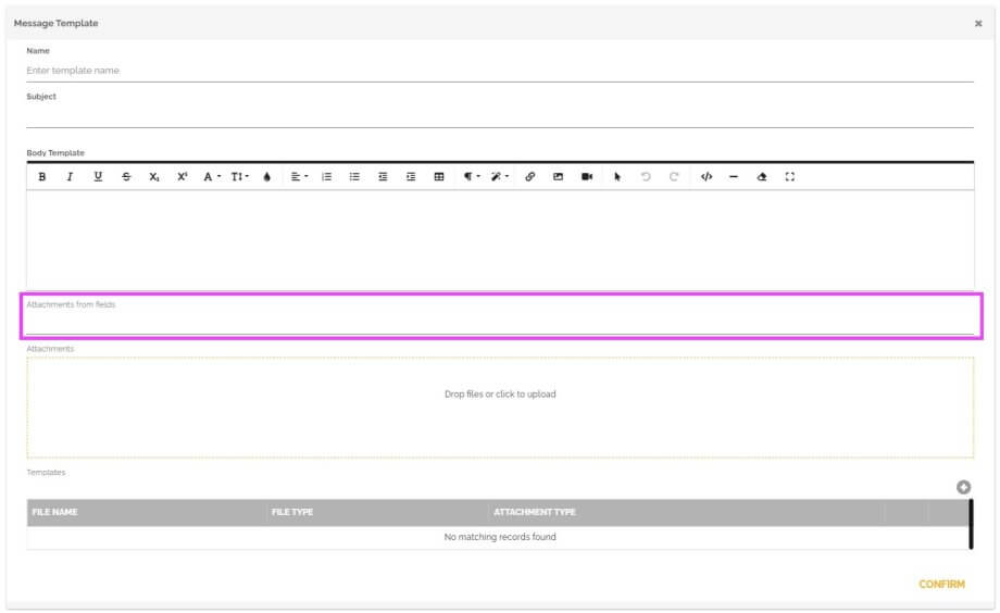 Creating email templates and attachments