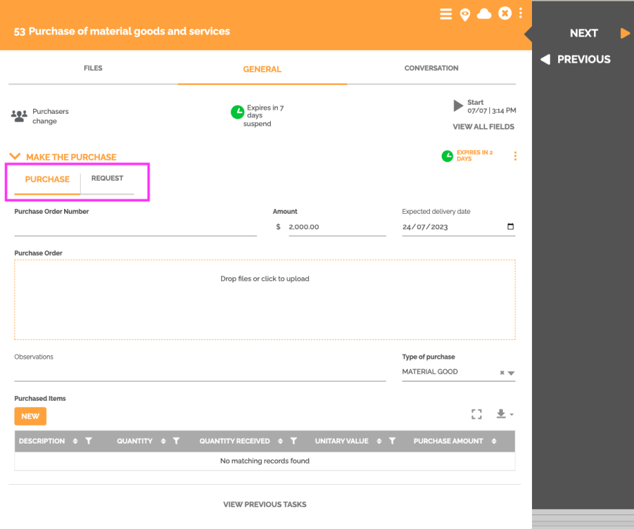 Add multiple forms to a process task