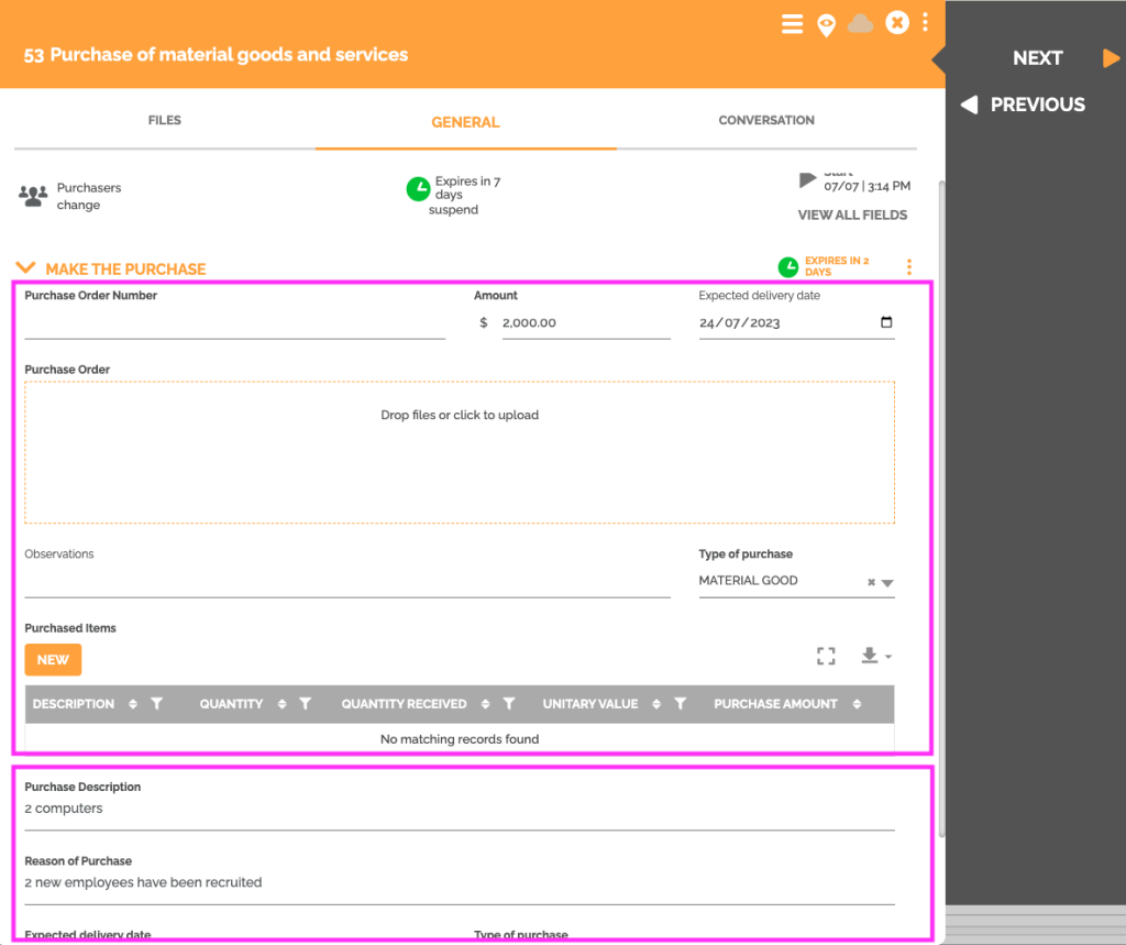 Add multiple forms to a process task