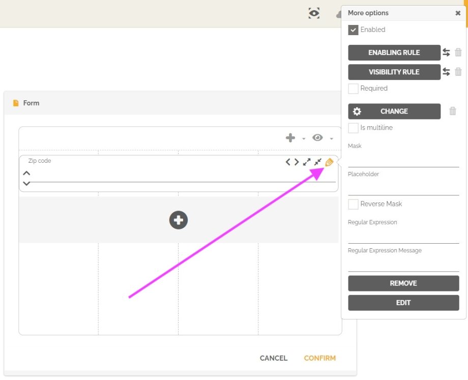 Creating field masks and regular expressions